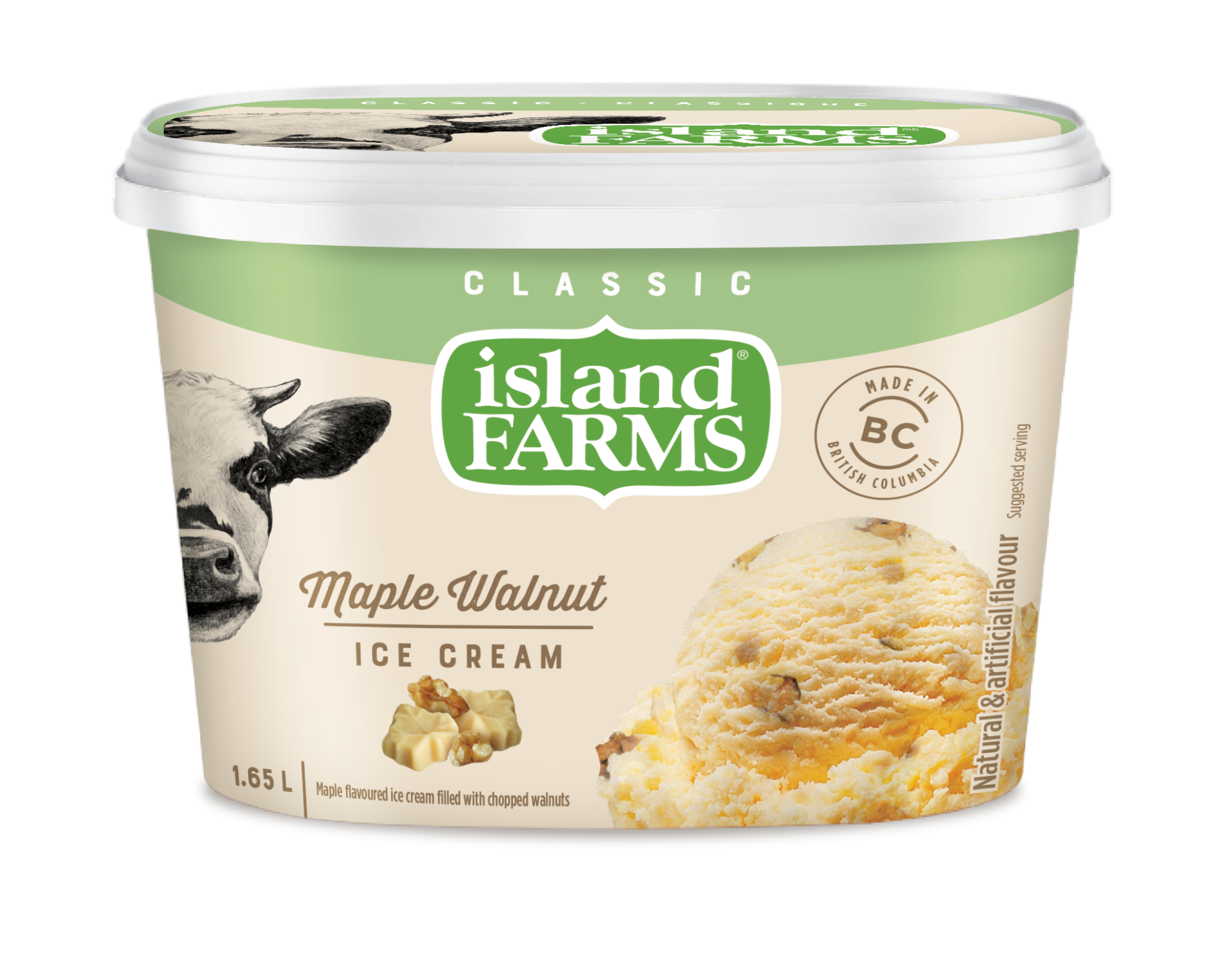 Classic Maple Walnut Ice Cream | Island Farms